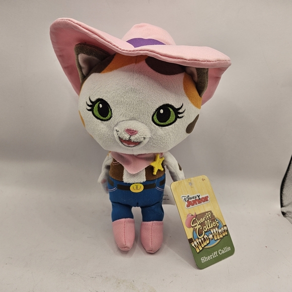 Disney | Toys | Disney Sheriff Callie Junior Cowgirl Cat Kitty Stuffed ...
